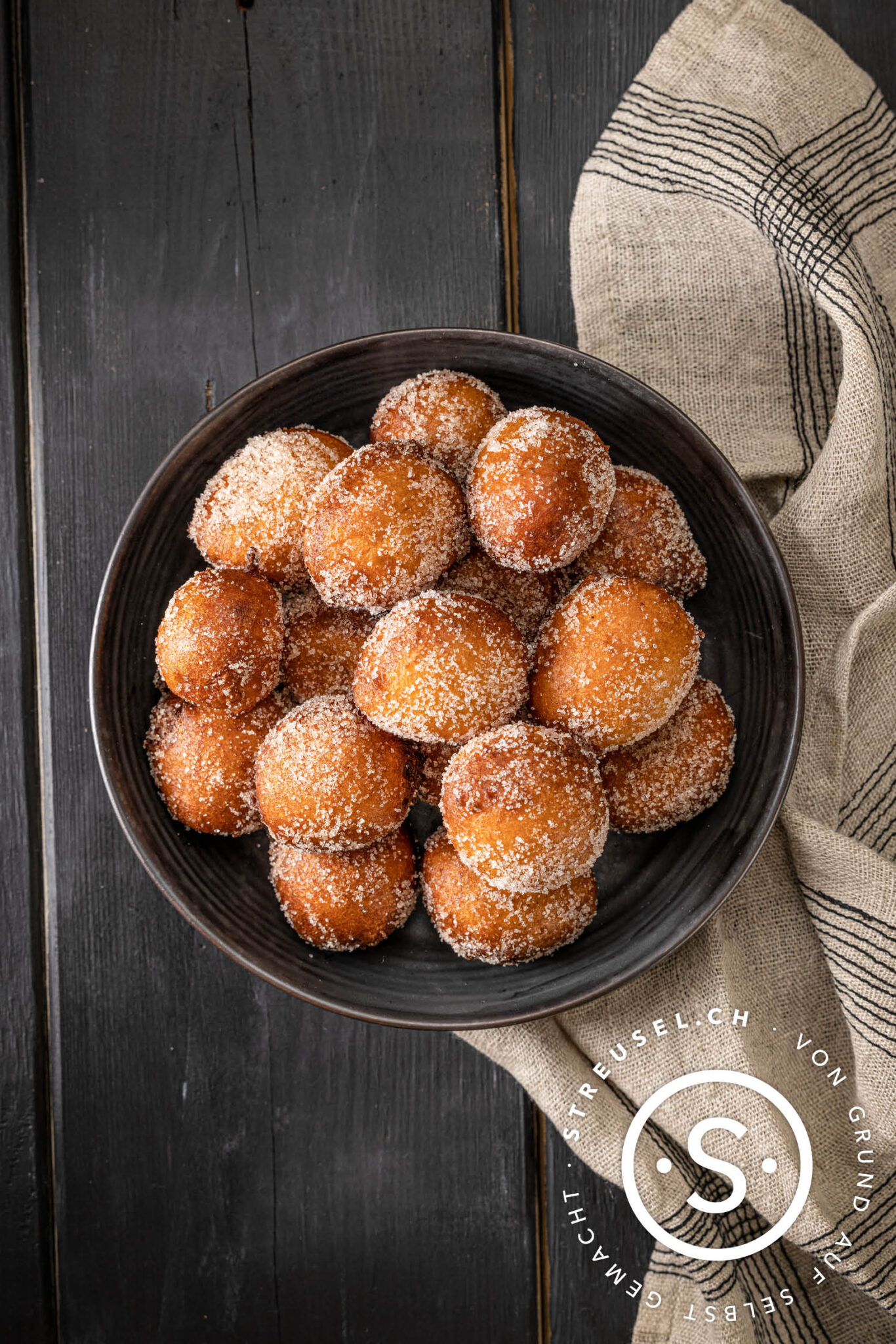 Quarkbällchen – Rezept von Streusel