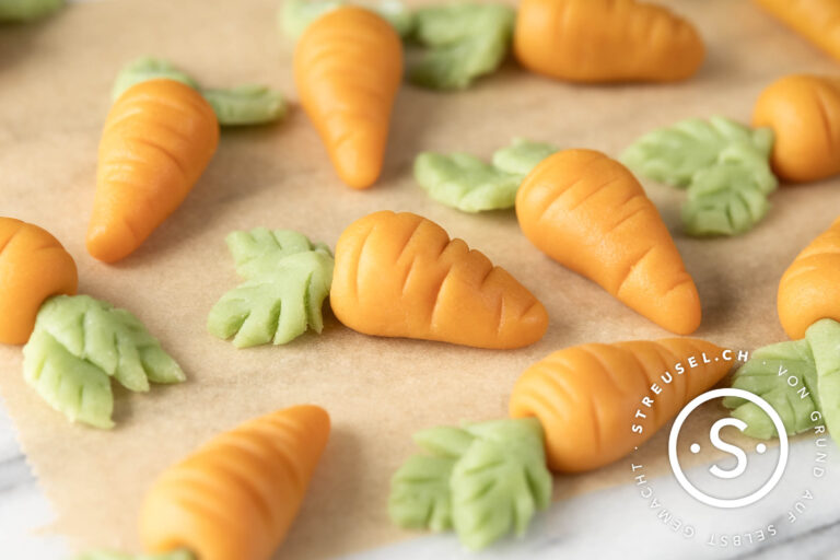 Marzipan-Karotten – Rezept von Streusel